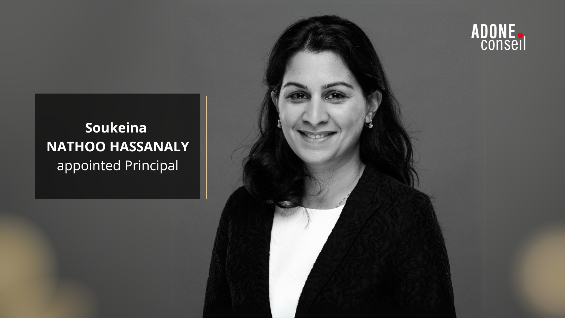 Appointment: Soukeina Nathoo Hassanaly appointed Principal - Adone