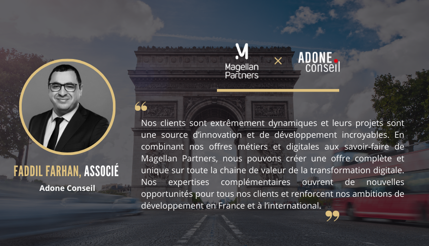 Adone Conseil se rapproche du groupe Magellan Partners - Adone Conseil