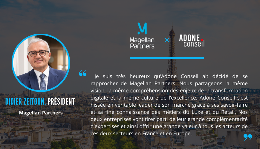 Adone Conseil se rapproche du groupe Magellan Partners - Adone Conseil